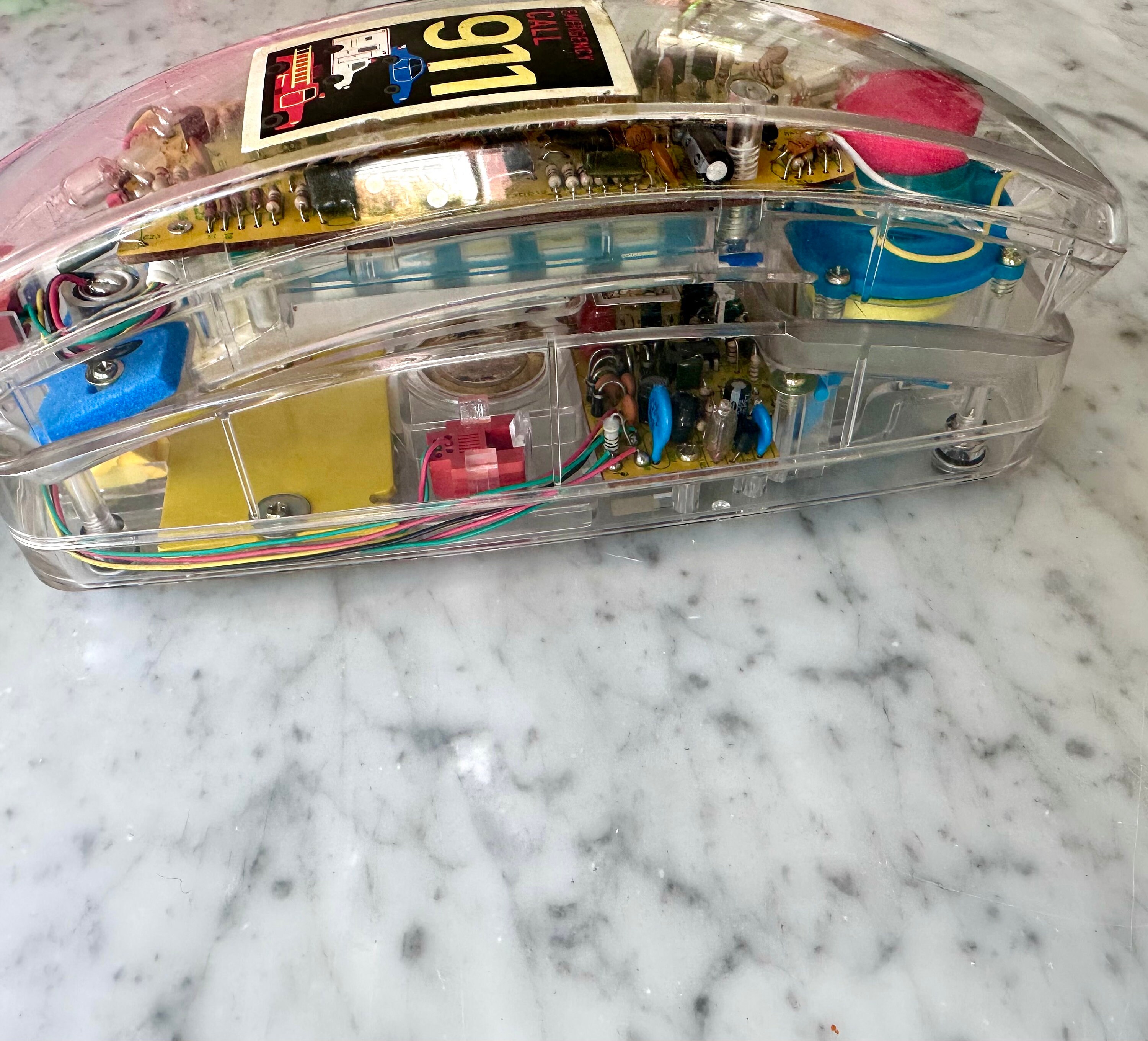 Vintage 90s Radio Shack Clear Light up Landline Telephone - Etsy