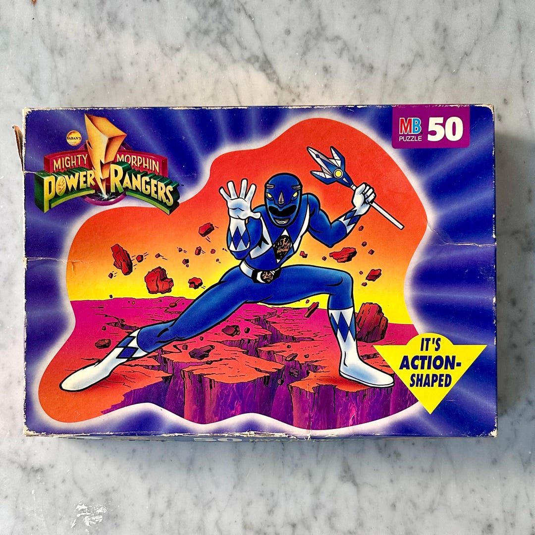 Vintage 1990s Power Rangers Puzzle - Etsy UK