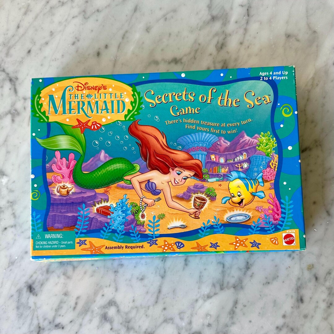 Vintage 1997 the Little Mermaid-secrets of the Sea Game PLEASE READ - Etsy
