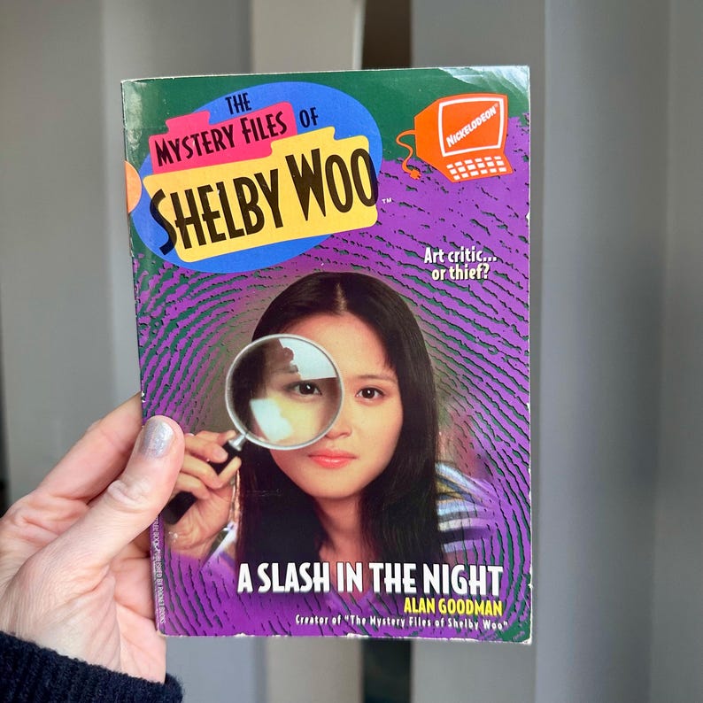 Vintage 90s Nickelodeon The Mystery Files Of Shelby Woo A Slash In