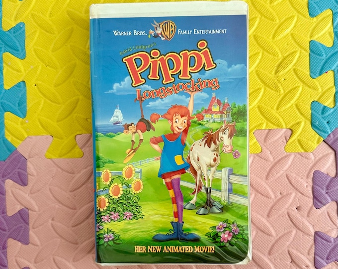 Vintage 1997 Pippi Longstocking VHS - Etsy