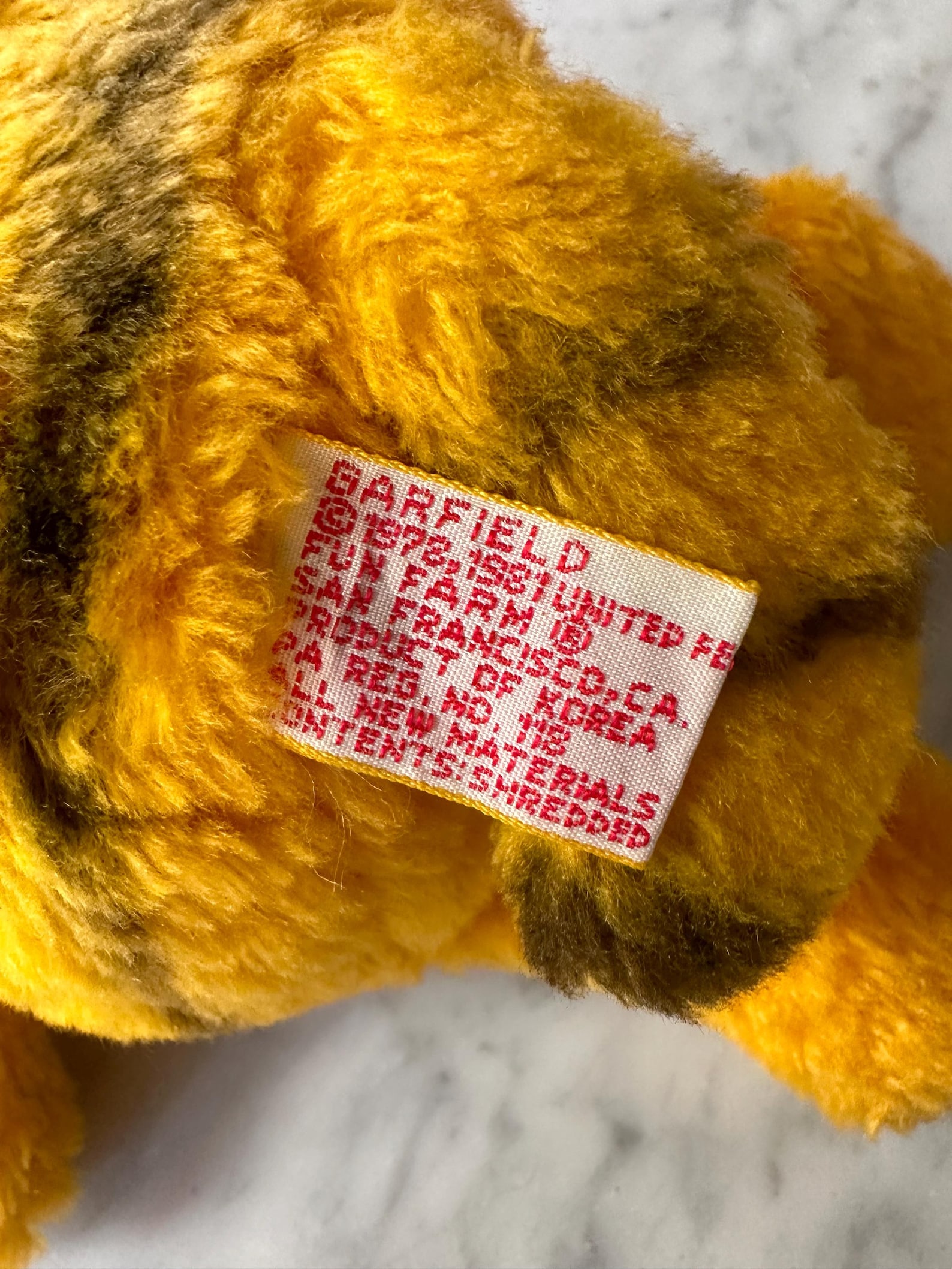 Vintage 80’s Garfield Workout Plush - Etsy