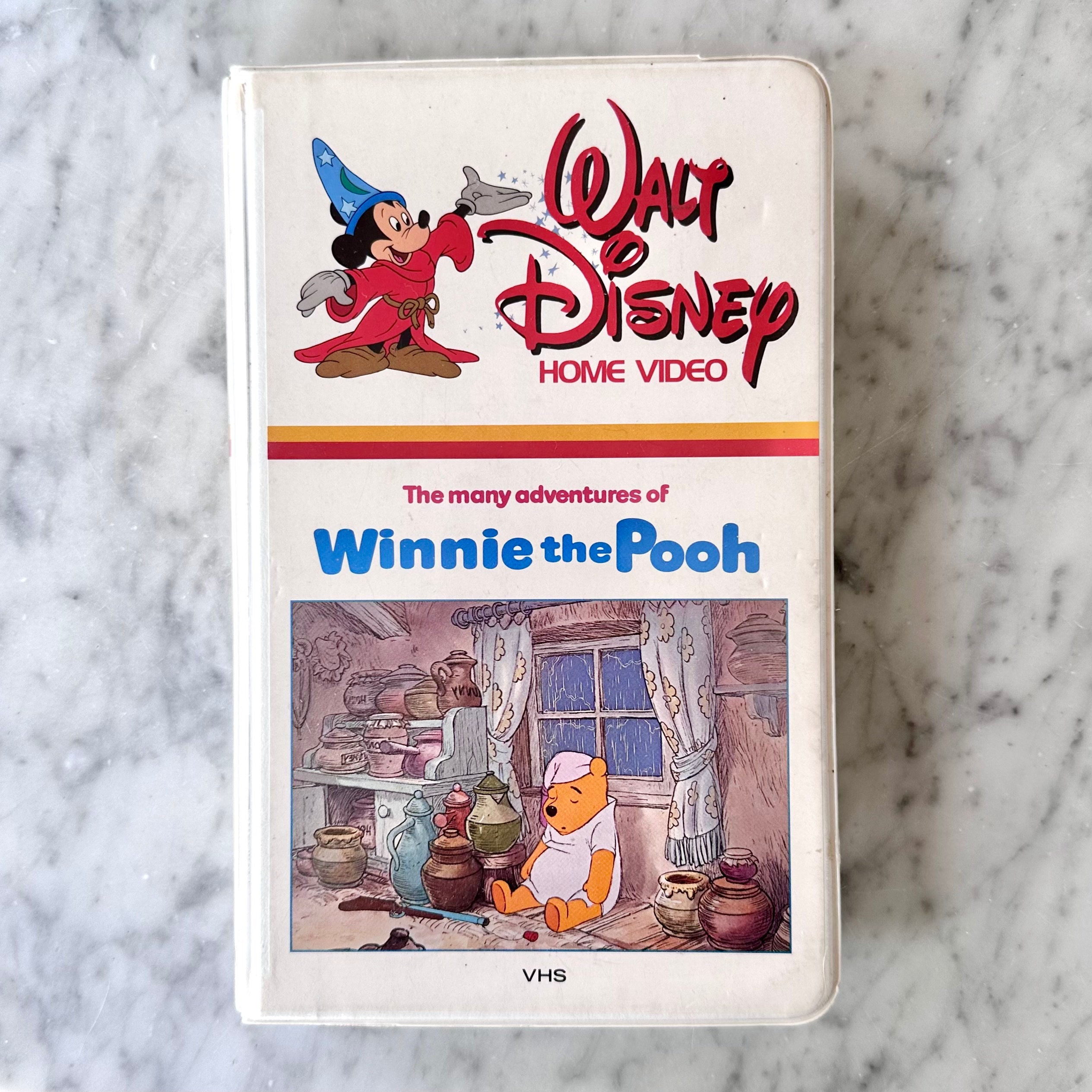 Vintage 1981 Walt Disney Home Video the Many Adventures of Winnie the Pooh VHS - Etsy