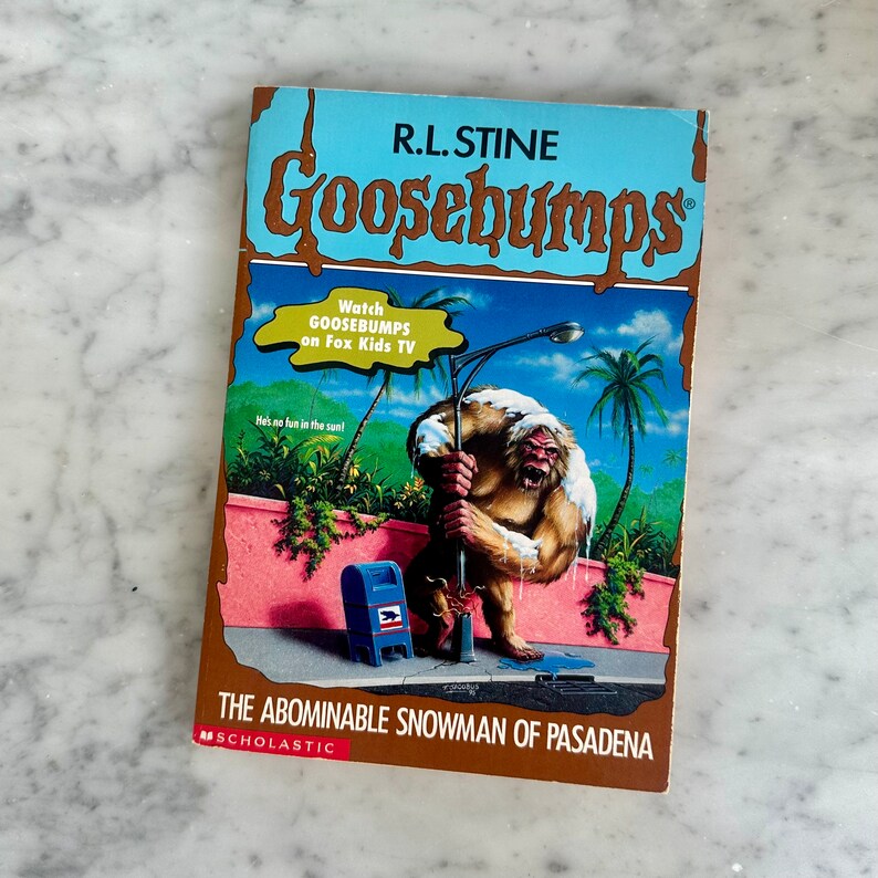 1990s Goosebumps the Abominable Snowman of Pasadena Book - Etsy
