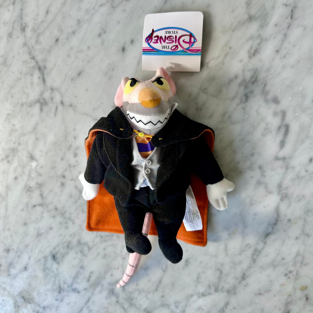 Vintage 90’s Disney Store “professor Ratagan” the Great Mouse Detective ...