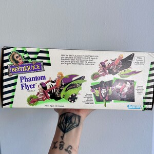 Vintage 1989 Tim Burton Beetlejuice Phantom Flyer Car New in Box - Etsy