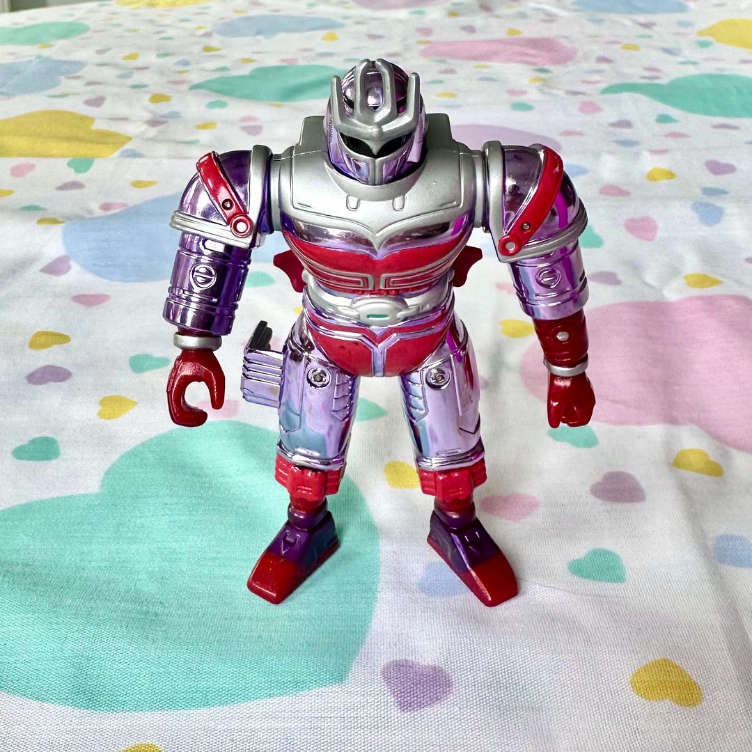 Vintage 1997 Bandai Beetleborgs Metallix Beetle Blast'n Morphin Action ...