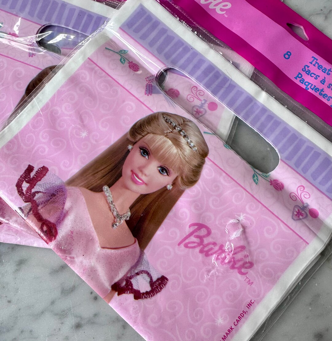 Vintage 2001 Y2K Barbie Party Bags 8 Pack - Etsy
