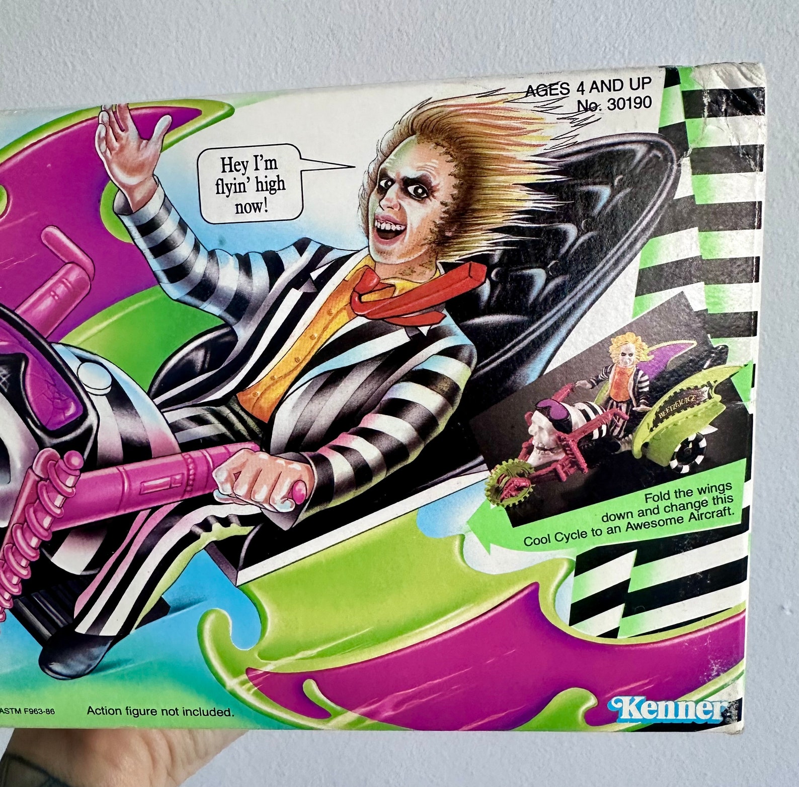 Vintage 1989 Tim Burton Beetlejuice Phantom Flyer Car New in Box - Etsy