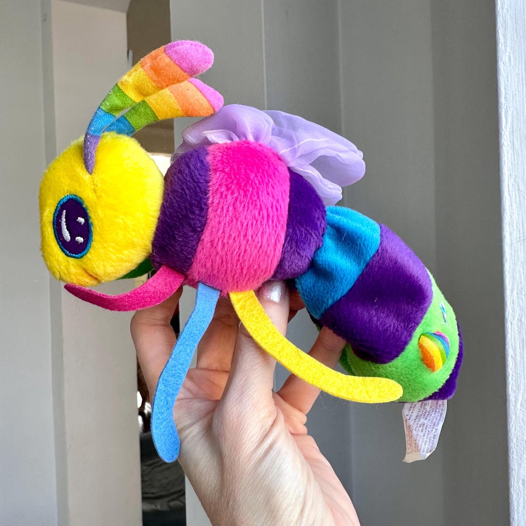 Vintage 1998 Lisa Frank Buzz Bee Plush - Etsy