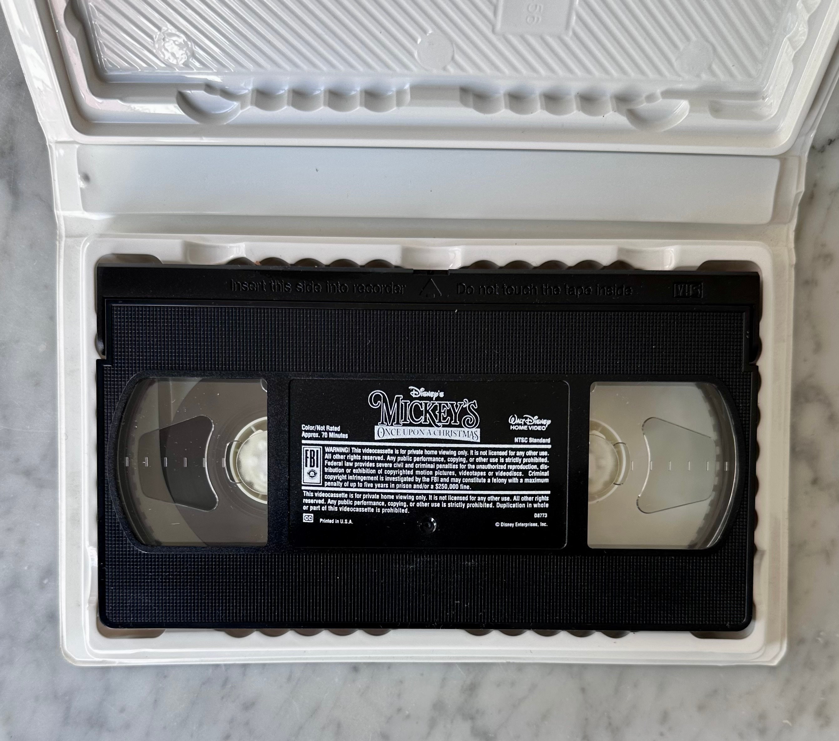 Walt Disney Mickeys Once Upon A Christmas VHS Movie - Etsy