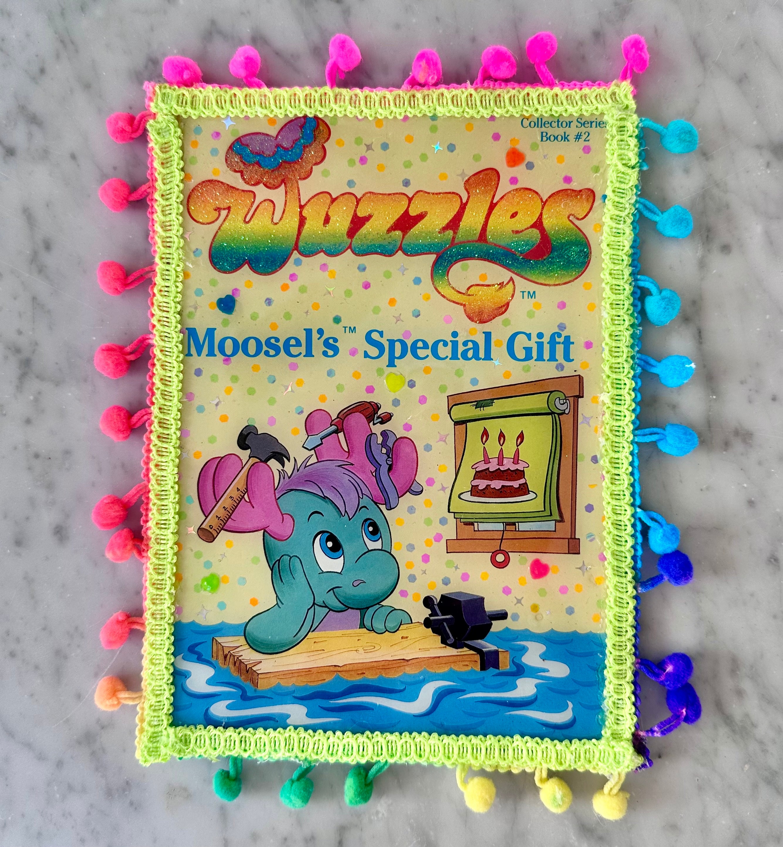 Vintage 80s Wuzzles Book Cover Resin Wall Art - Etsy