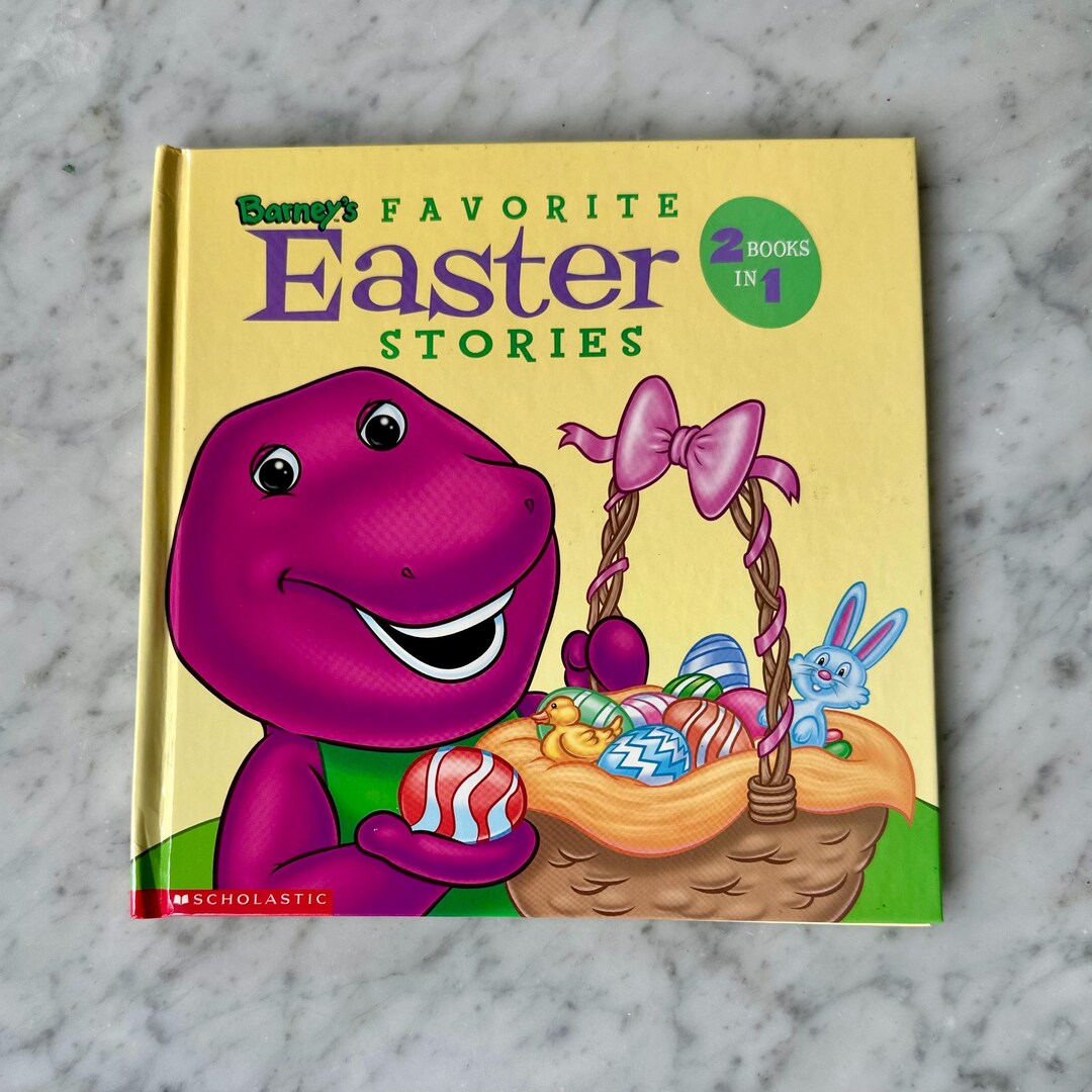 Vintage 2000 Barney’s Favorite Easter Stories Hardback Book - Etsy