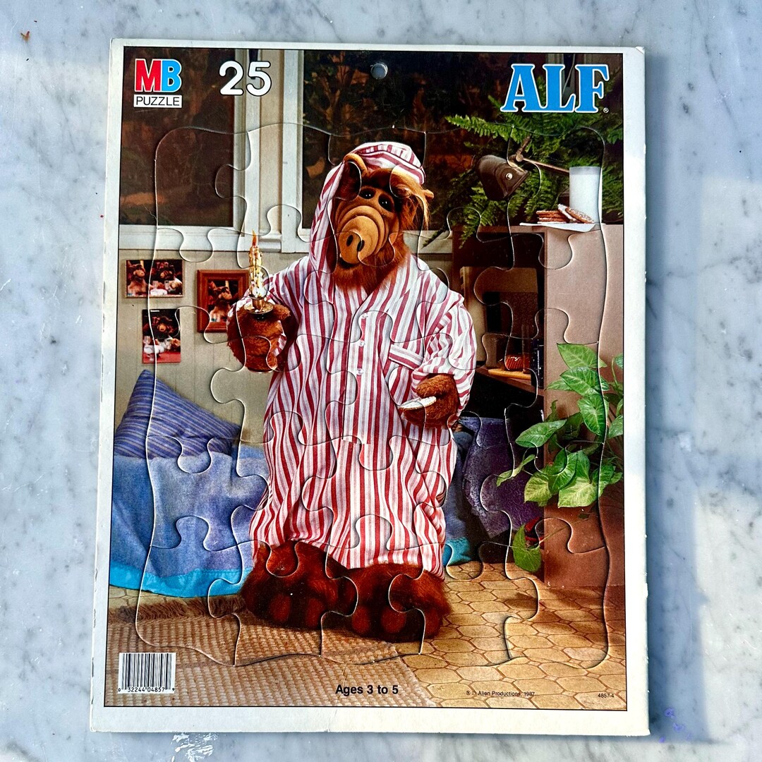 Vintage 1987 ALF Puzzle - Etsy