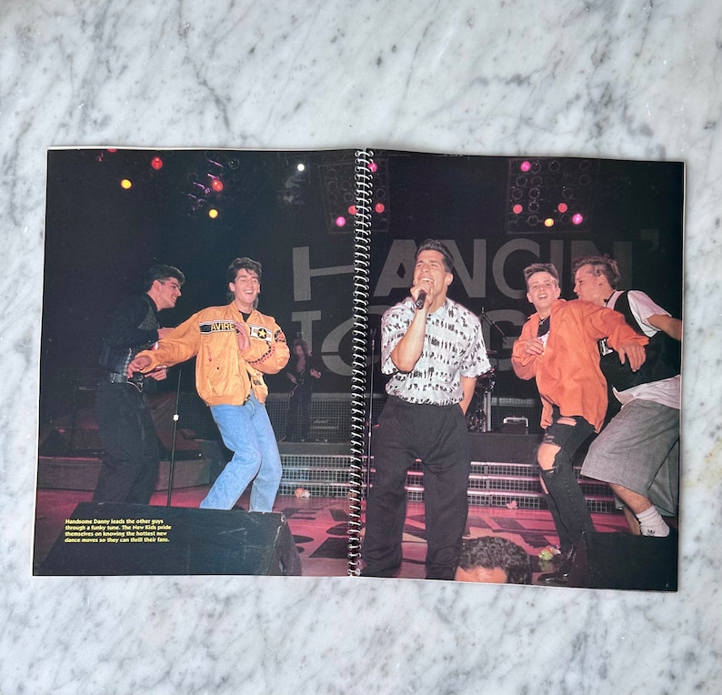 Vintage 1990s NKOTB New Kids on the Block rock the Block Book - Etsy