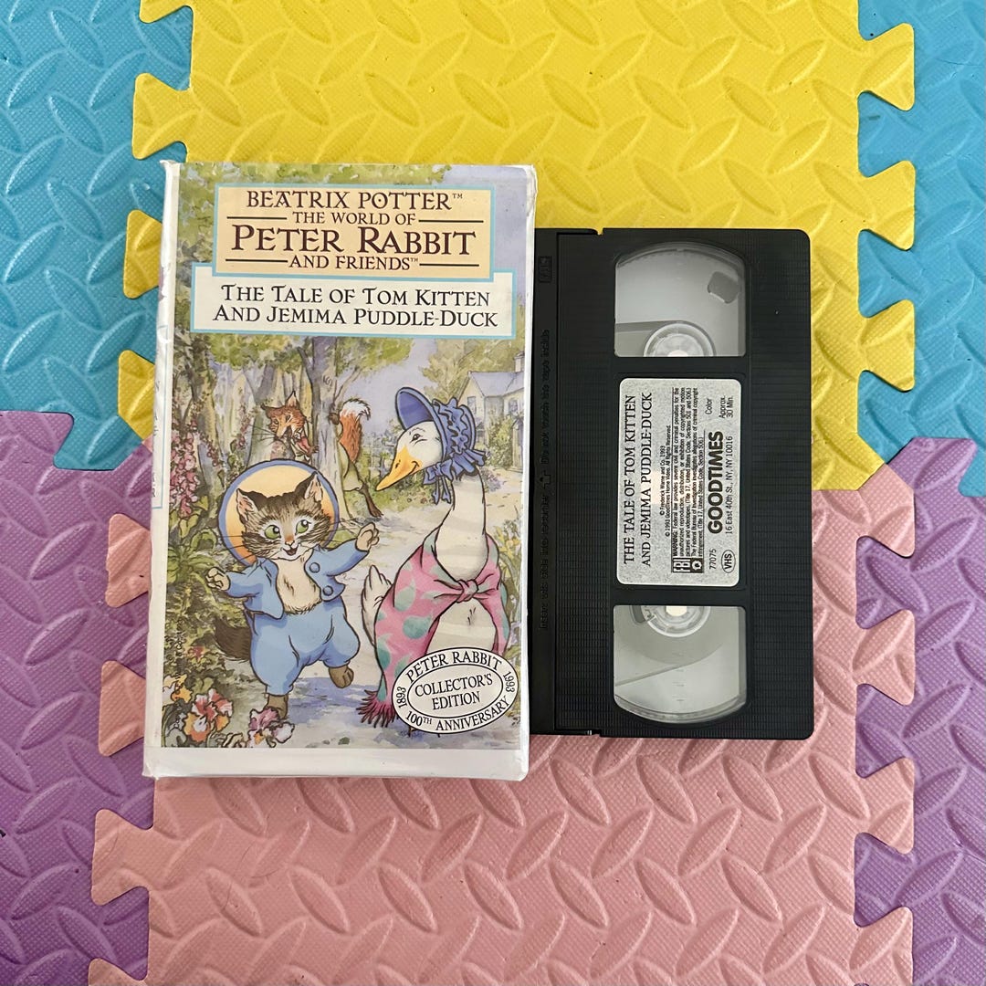 Vintage 1993 Beatrix Potter the World of Peter Rabbit and Friends “the ...