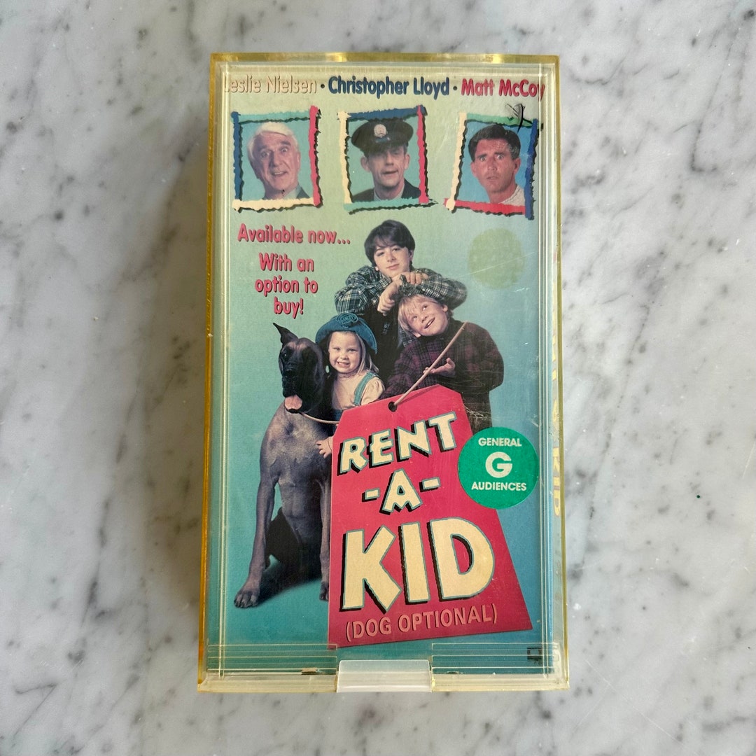 Vintage Rent-a-kid VHS Tape With Super Nostalgic Video Store Stickers ...