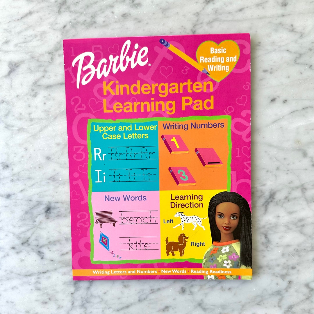 1999 Mattel Barbie Kindergarten Learning Pad - Etsy