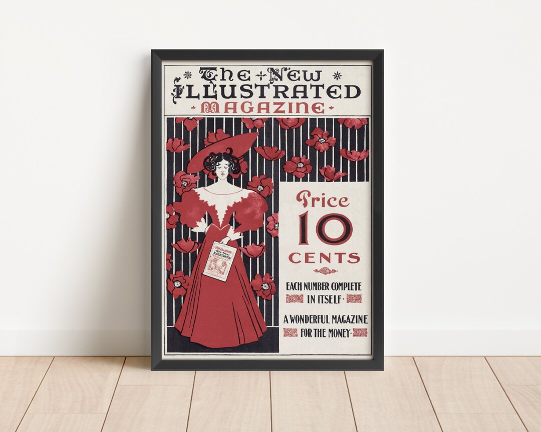 Vintage Magazine Cover Poster Printable Wall Art Art - Etsy Australia
