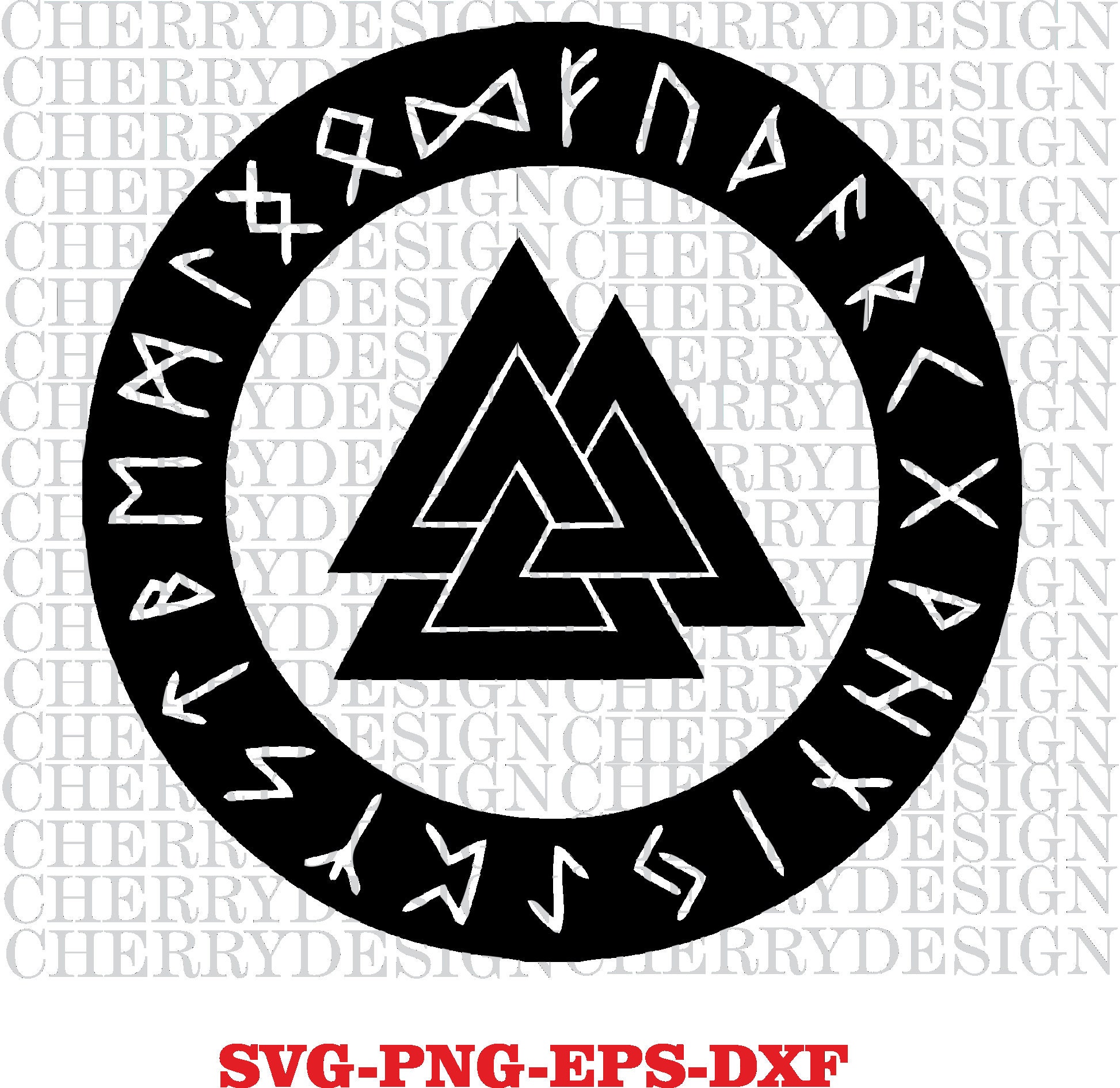 Vegvisir With Runes SVG Files | Viking Compass Cut Files | Viking ...