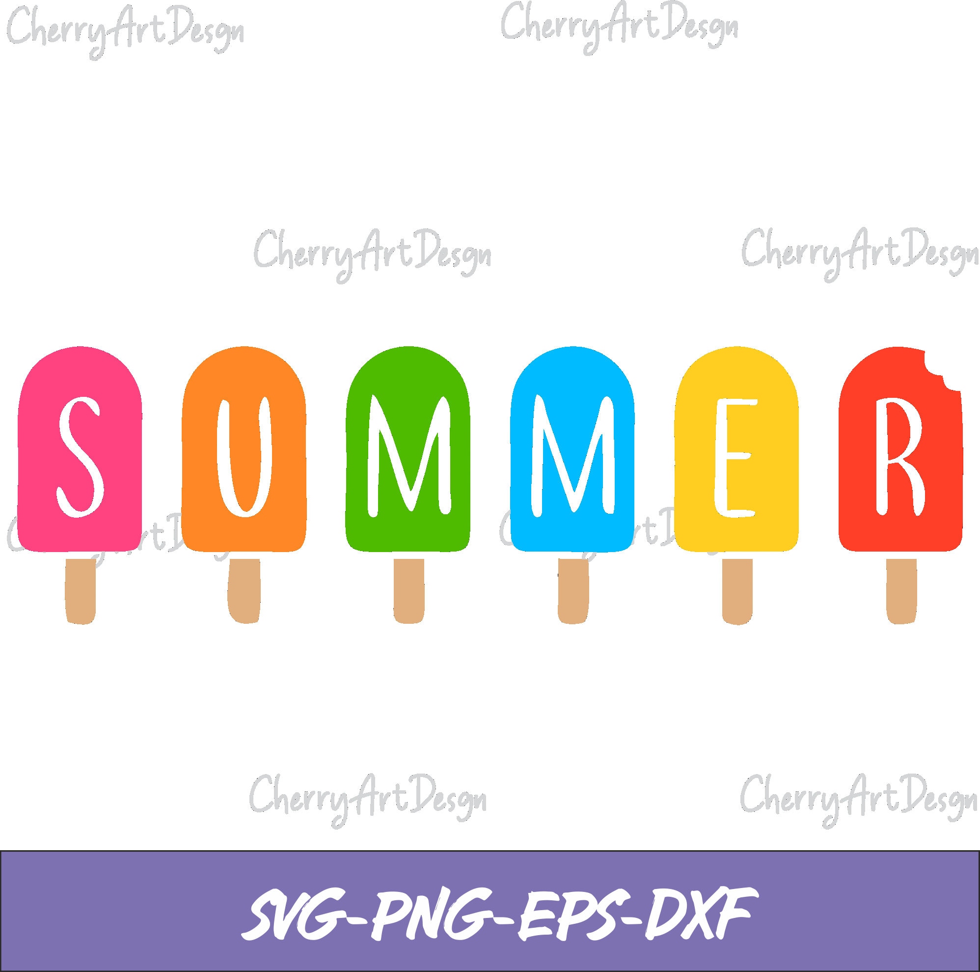 Summer Popsicles SVG Summer Sign SVG Summer Svg Summer Cut - Etsy