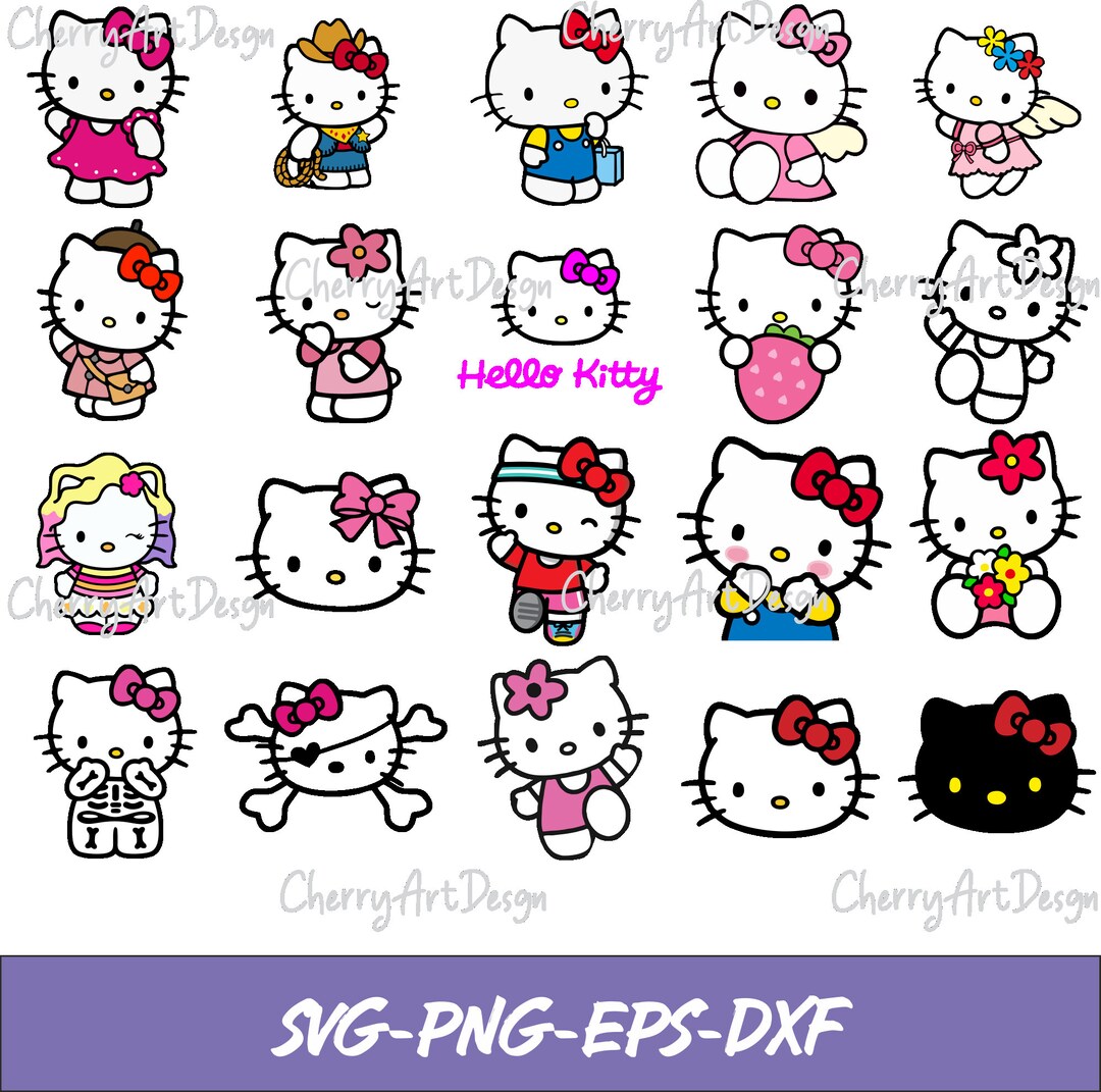 Kawaii SVG Kawaii Kitty Svg Kitty SVG Cute Cat Svg Kawaii - Etsy México