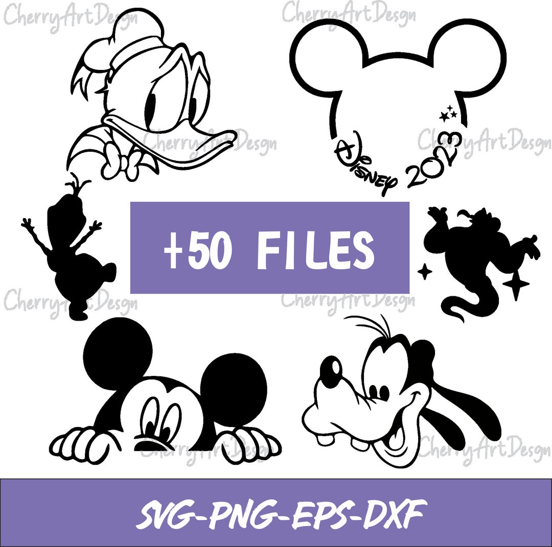 50+ Design, SVG Files for Cricut, for Silhouette, Cut Files, Bundle ...
