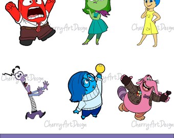 Svg Bundle File Vector Files SVG for Cricut Joy, Sadness, Anger ...