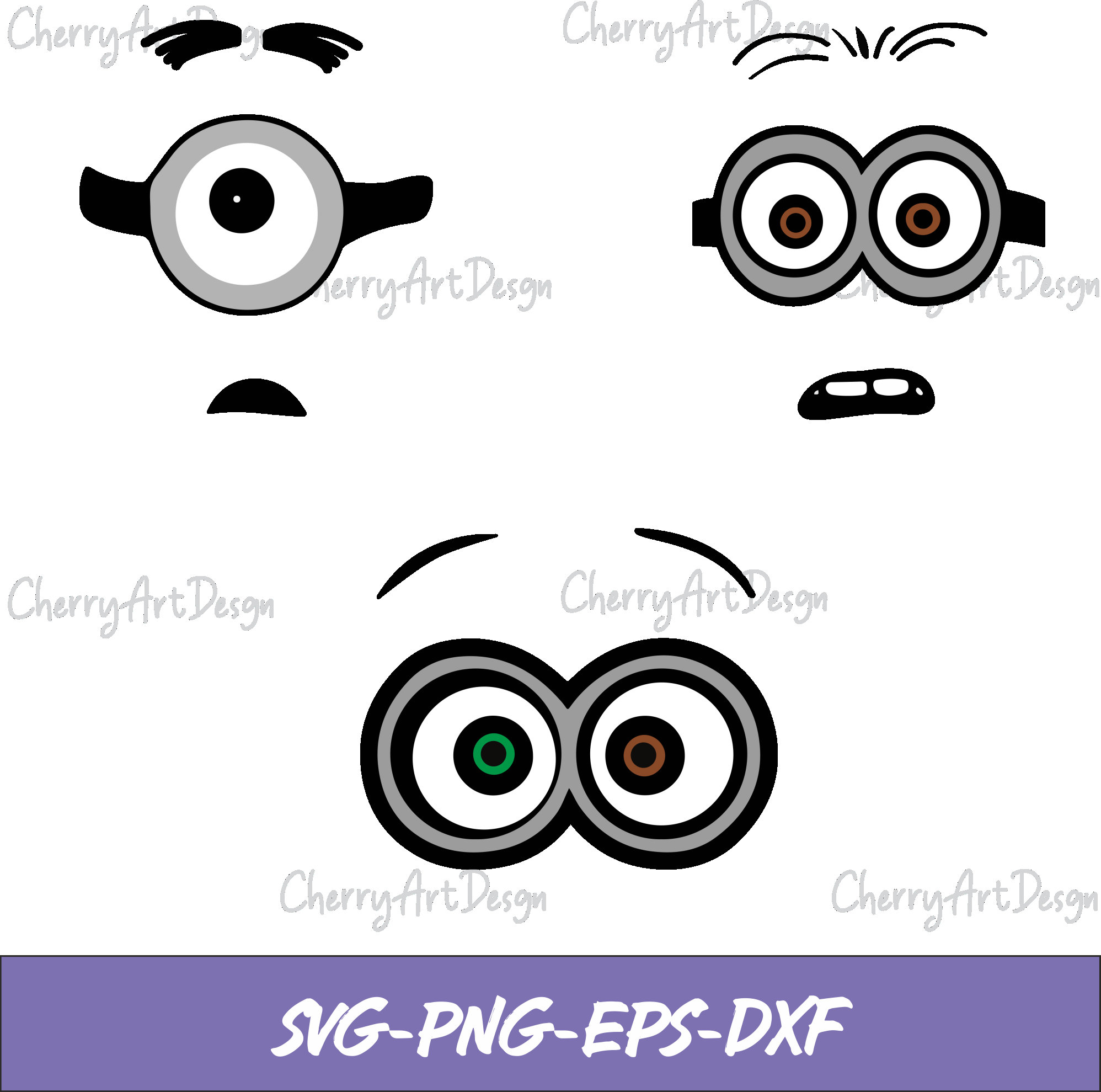 Minion Svg Bundle - Minion SVG for Craft Machines - Cricut Design Space ...