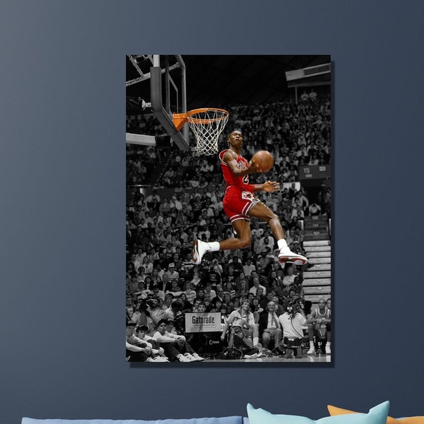 Large Michael Jordan Poster - Etsy
