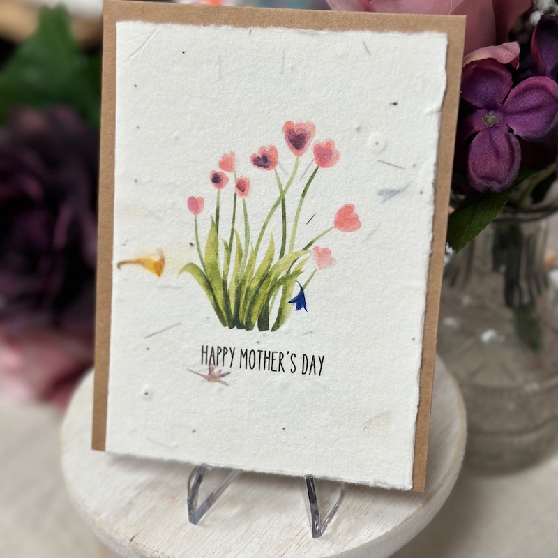Mother Day Card Plantable - Etsy