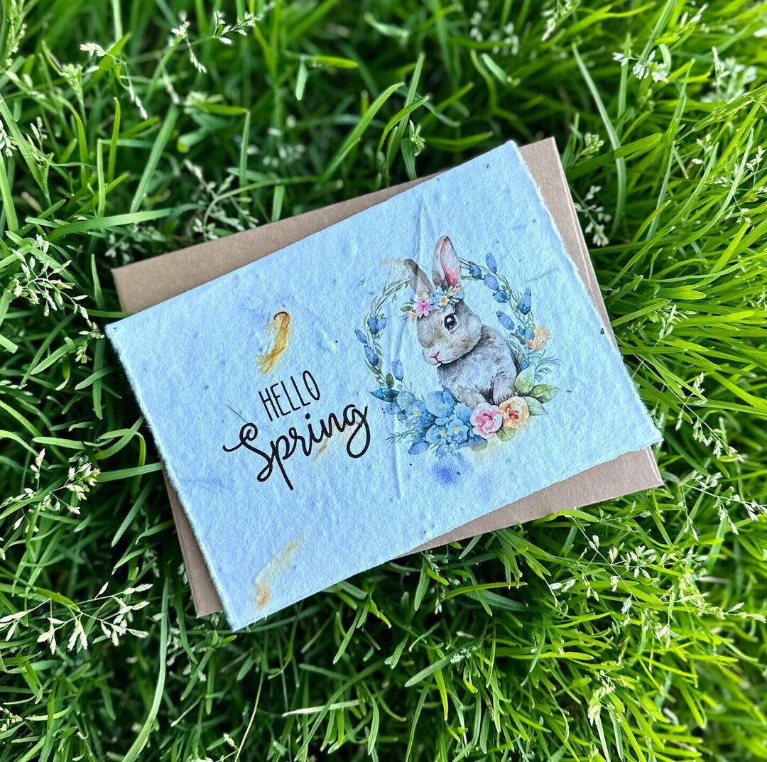 Wildflower Plantable Seed Paper Card - Spring - Cards That Grow ...