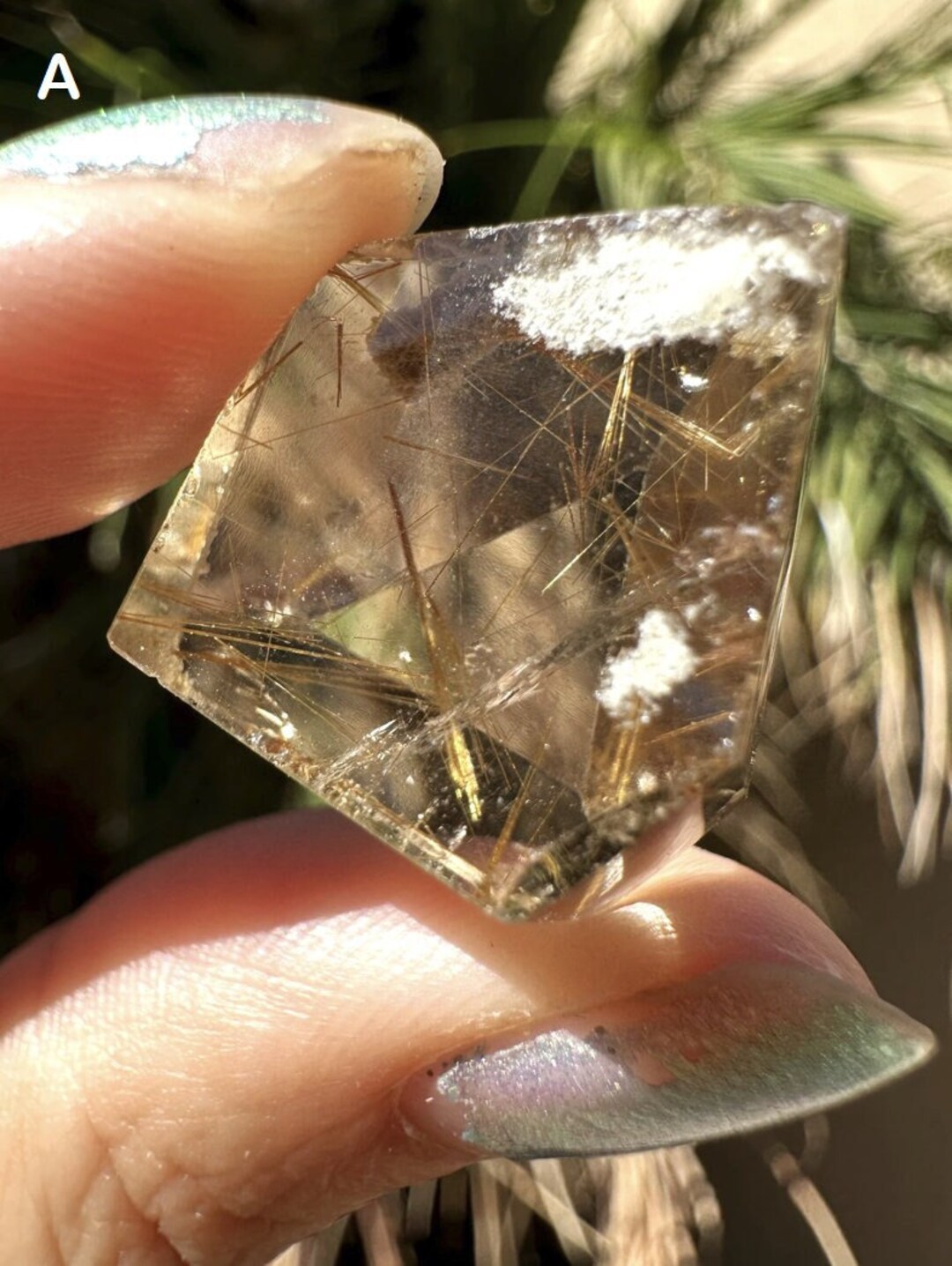 Small Rutilated Quartz Free Forms / Gold and Copper Rutilated / Pocket ...