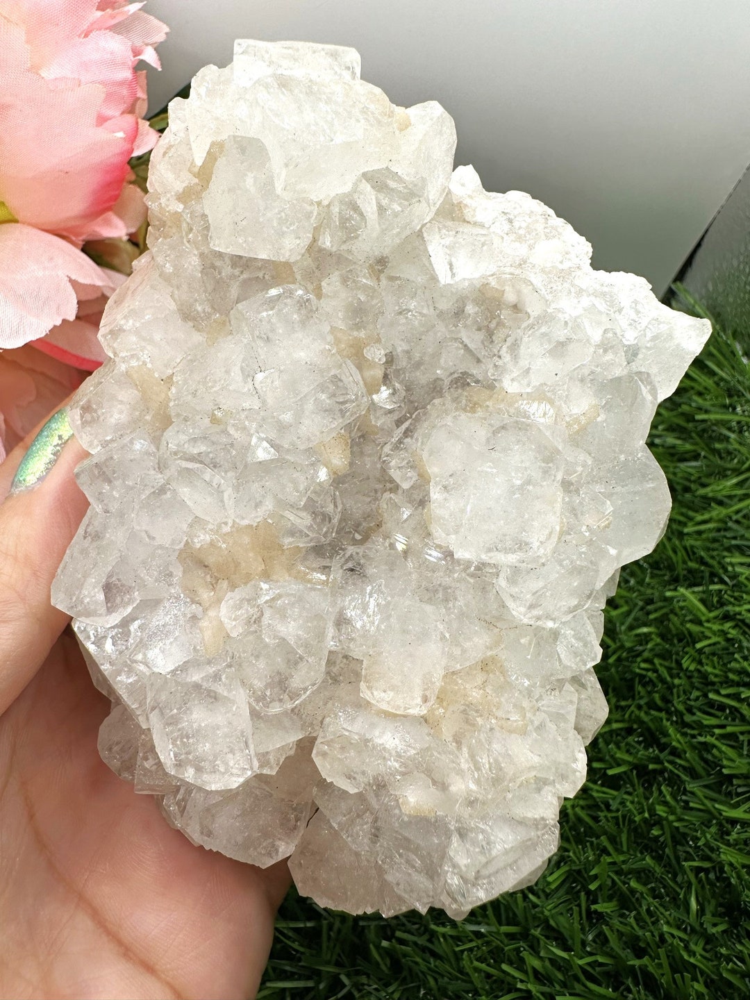 Statement Apophyllite and Stilbite Specimen / India / Reiki Healing / Unique Gift - Etsy