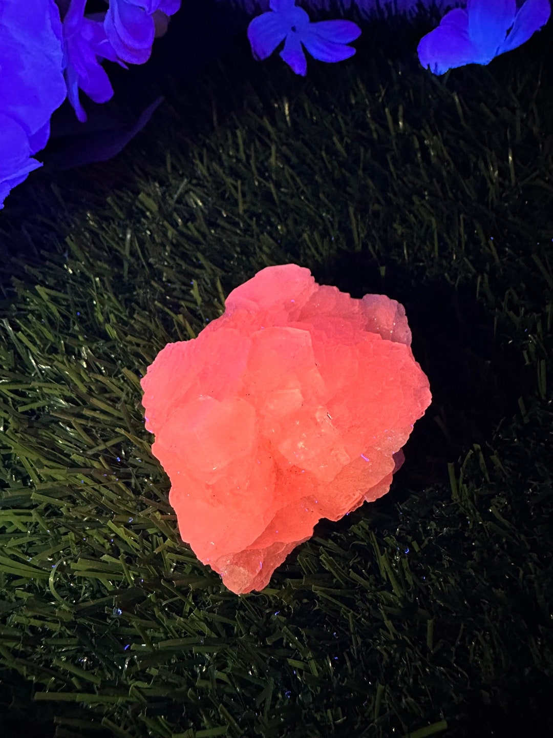 UV Reactive Calcite Specimen / Hunan / White Calcite / Unique Gift ...
