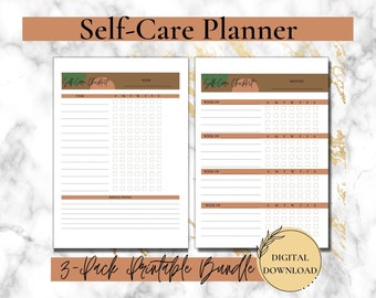 Digital Self-care Checklist for Mental Health and Wellness Planner 2023 ...