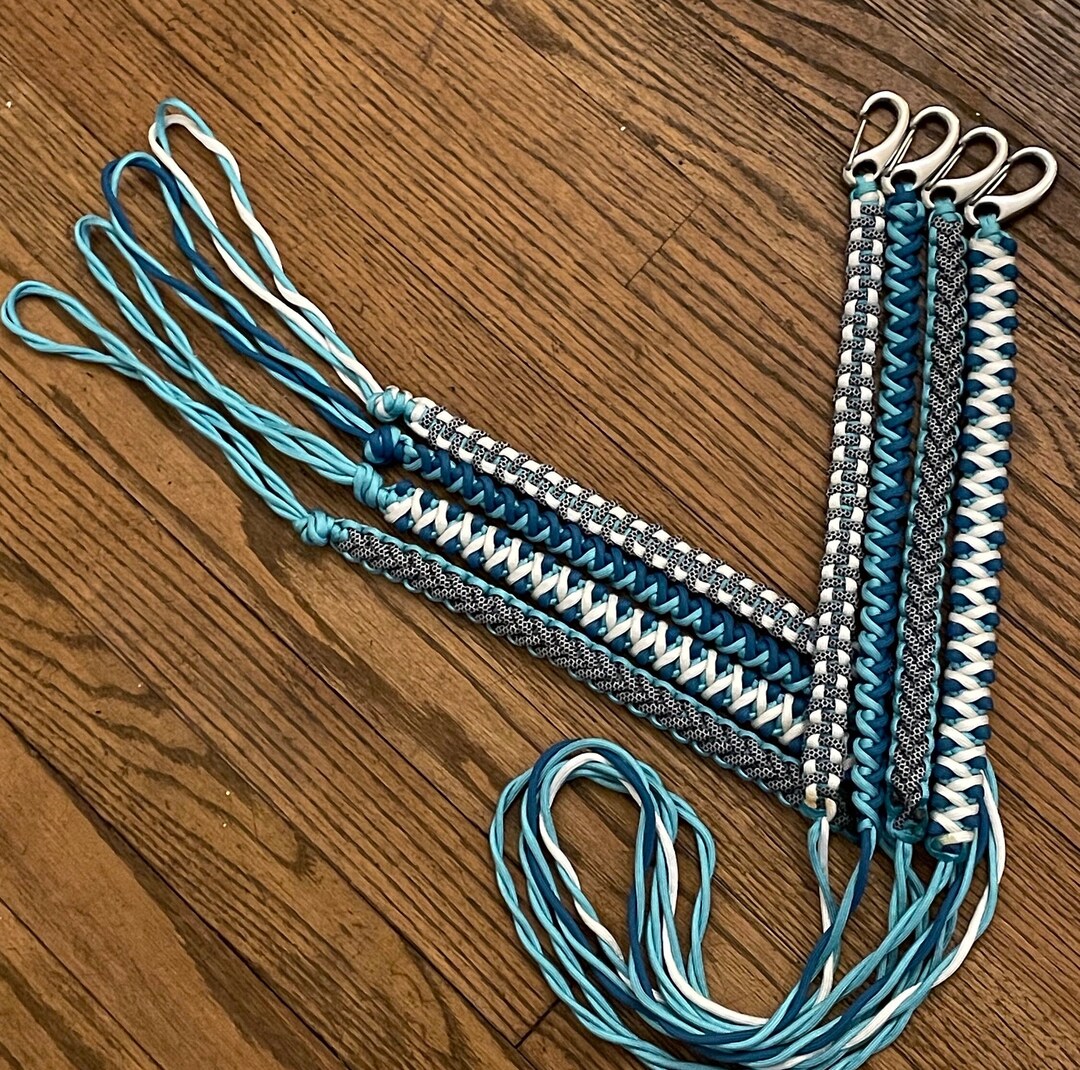 Rod and Reel Leashes set of 6 Custom to Order in mixed Bag Designs 2 8 ...