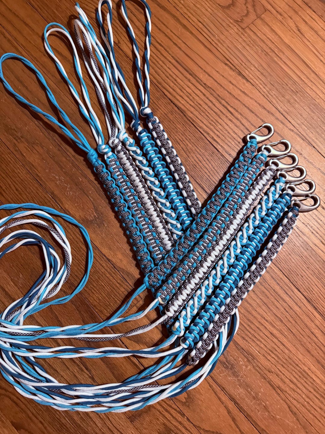 Custom Paracord Fishing Rod Leash Set – Saltwater Safe, Stainless Steel ...
