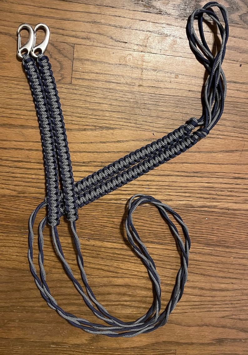 Set of 2 6 Ft Reel Leashes COMPLETED Ready to SHIP Today Strong/durable ...