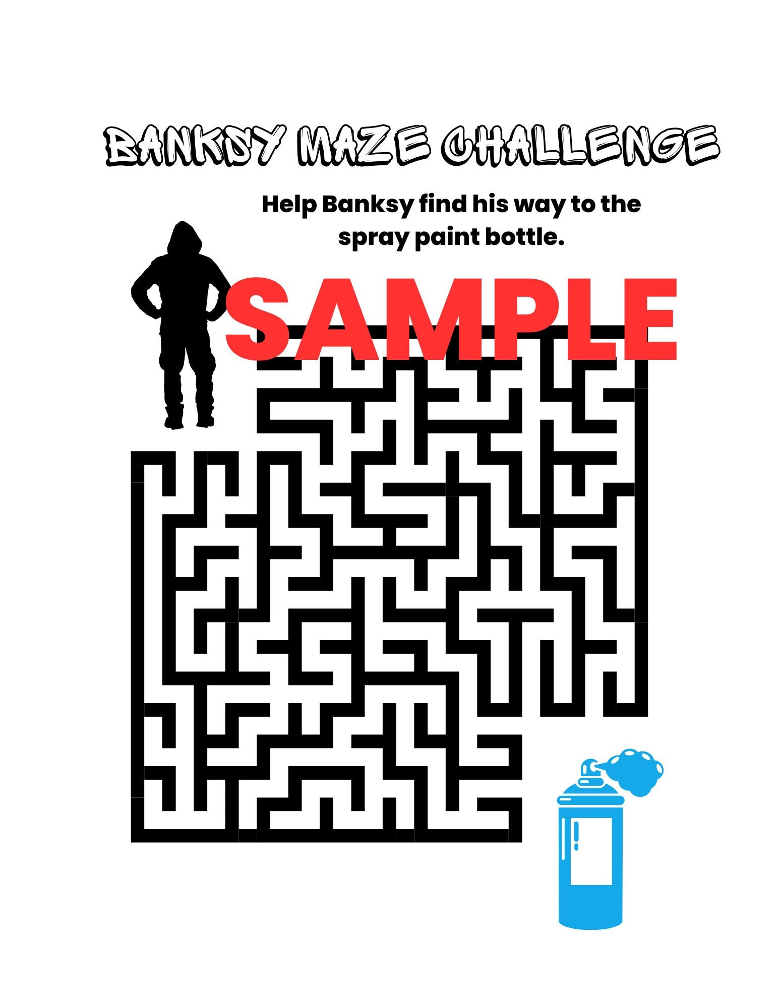 Banksy Maze Challenge - Etsy