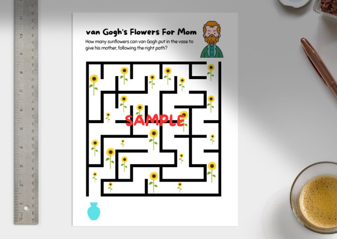 Van Gogh's Mother's Day Maze - Etsy