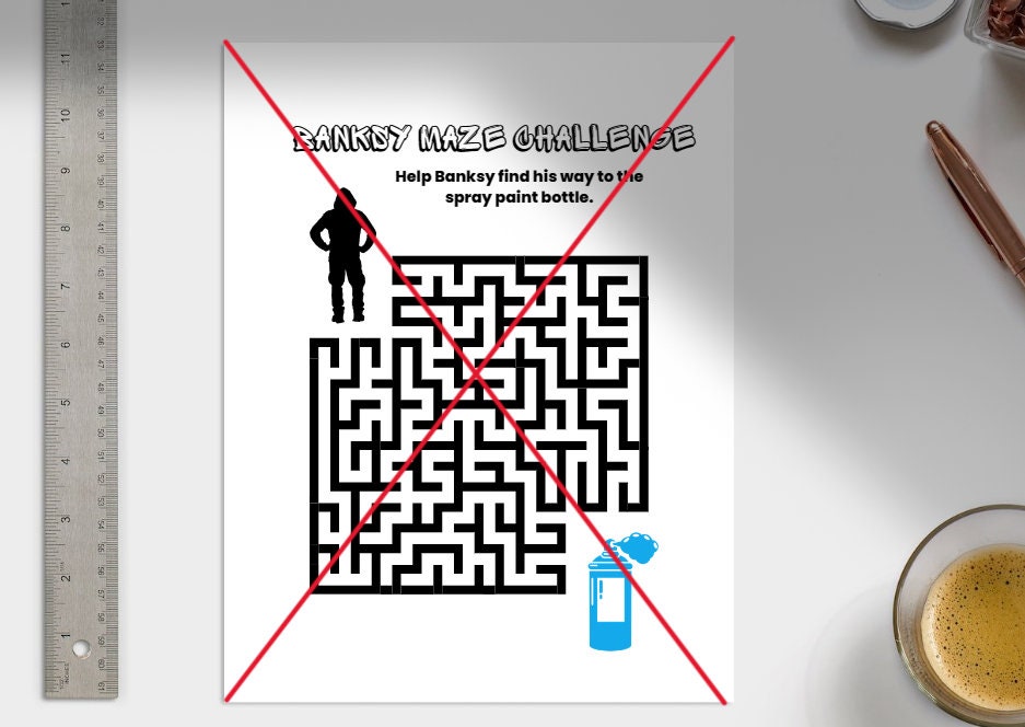 Banksy Maze Challenge - Etsy