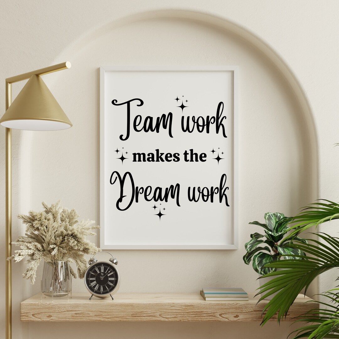 Team Work Makes the Dream Work SVG, Funny Employee Appreciation Day ...