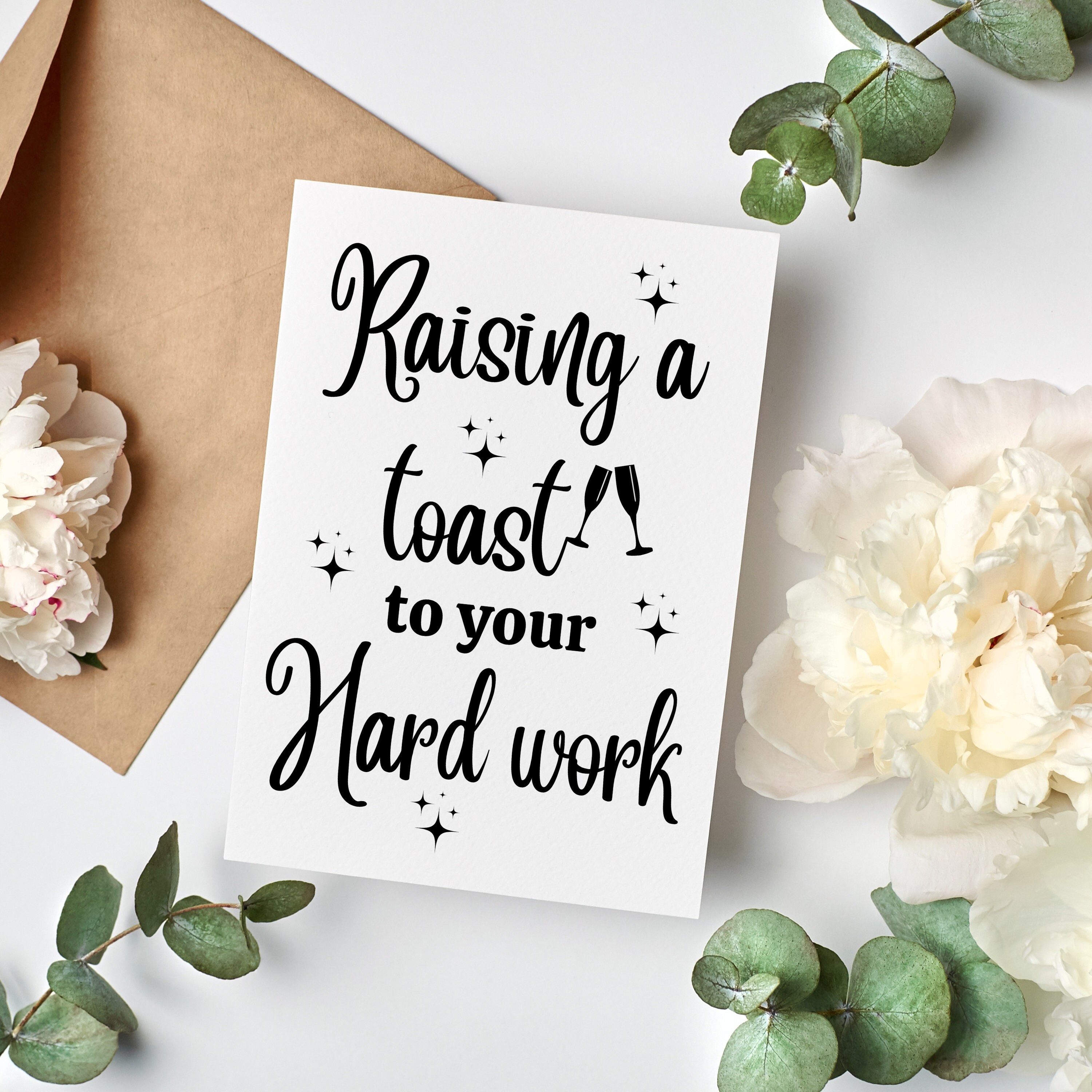 Raising A Toast to Your Hard Work SVG, Funny Employee Appreciation Day ...