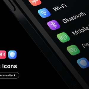 Onyx Icon Pack - Custom App Icons for iPhone Ios, Minimal Theme ...