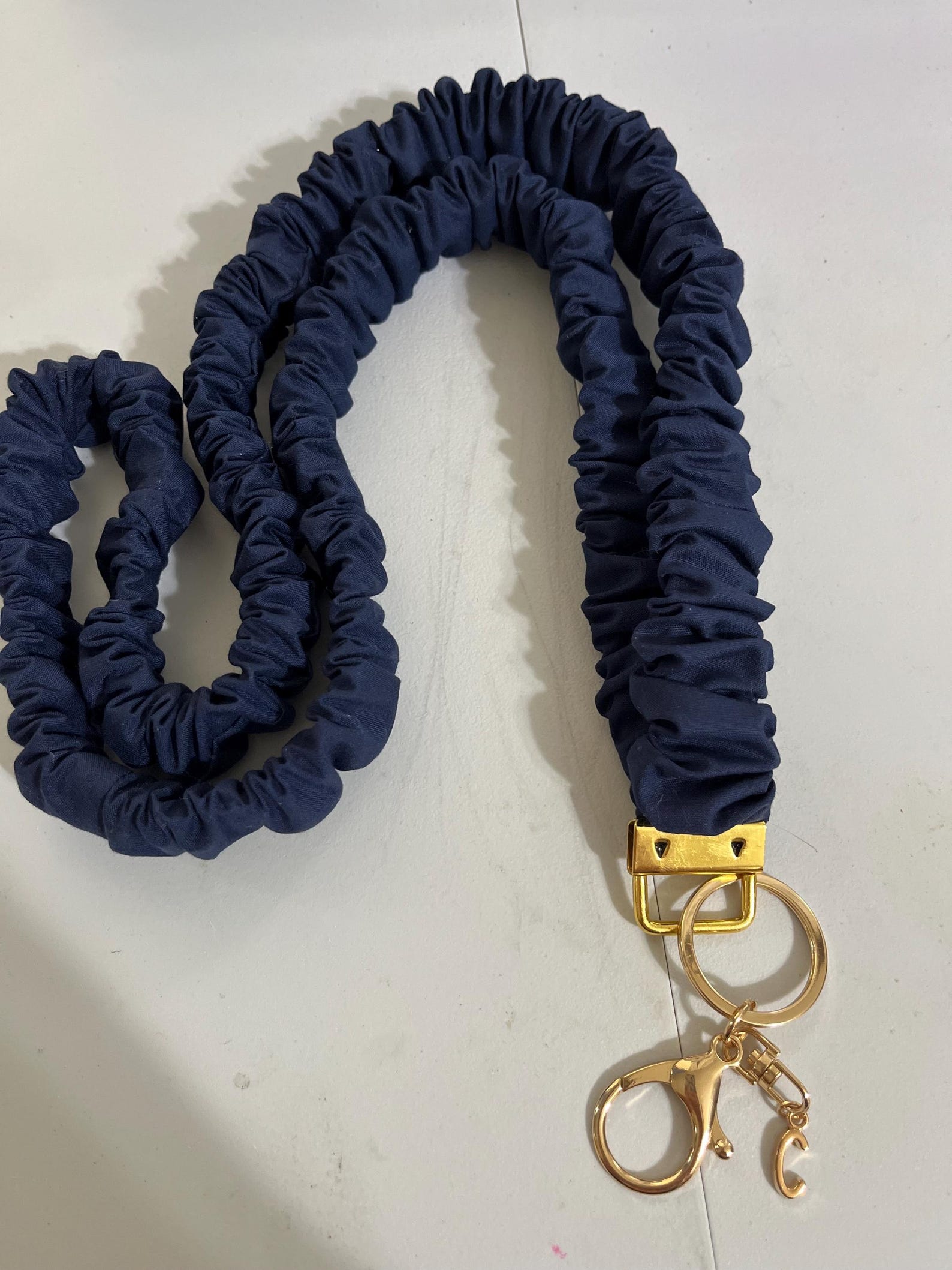 Solid Color Scrunchie Lanyard, Message for Custom Color. - Etsy