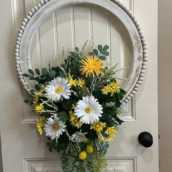 Gerber Daisy Wreath - Etsy