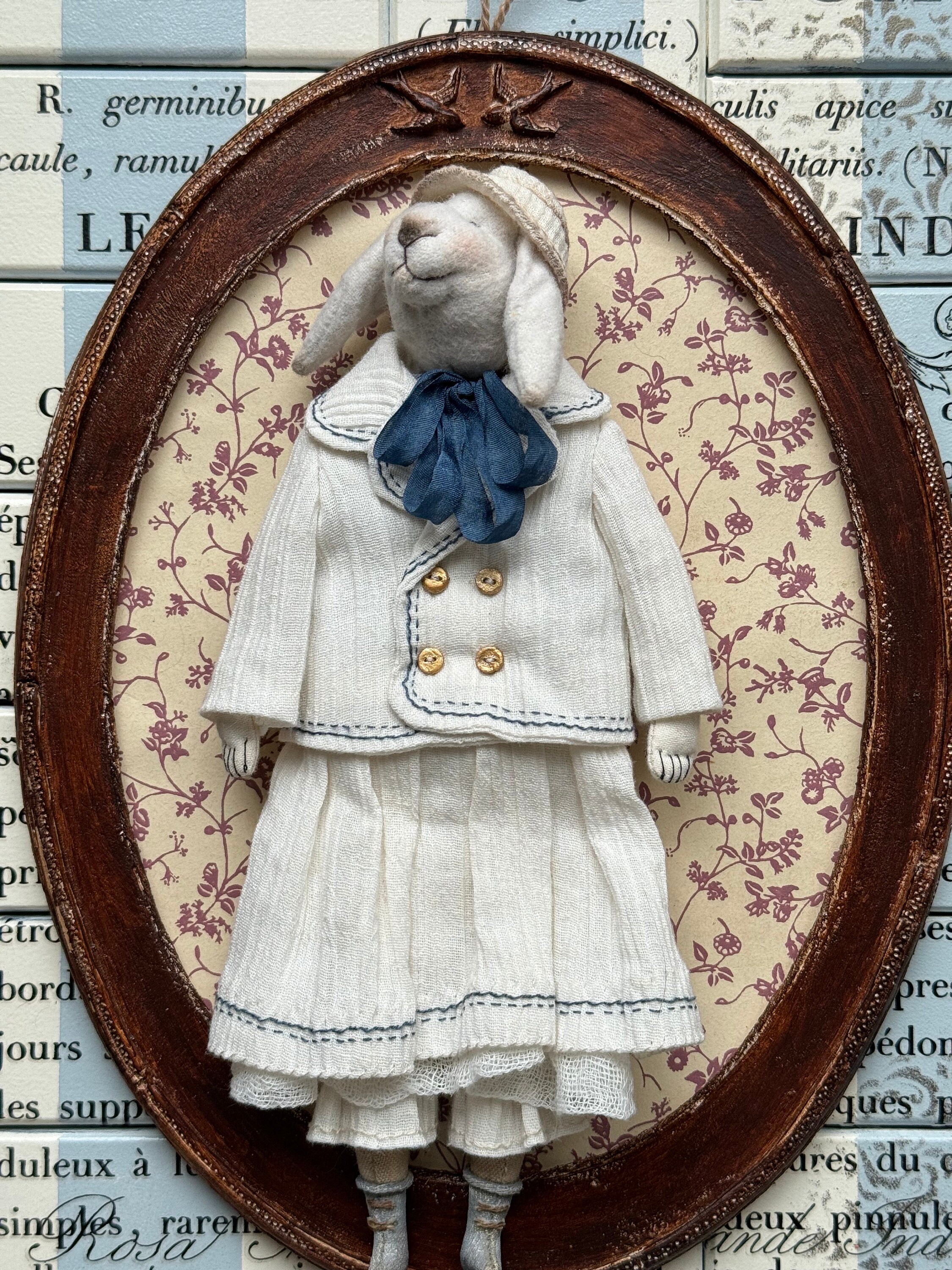 Art Doll Animal, Poseable Art Doll, Banny Doll, Tilda Bunny - Etsy