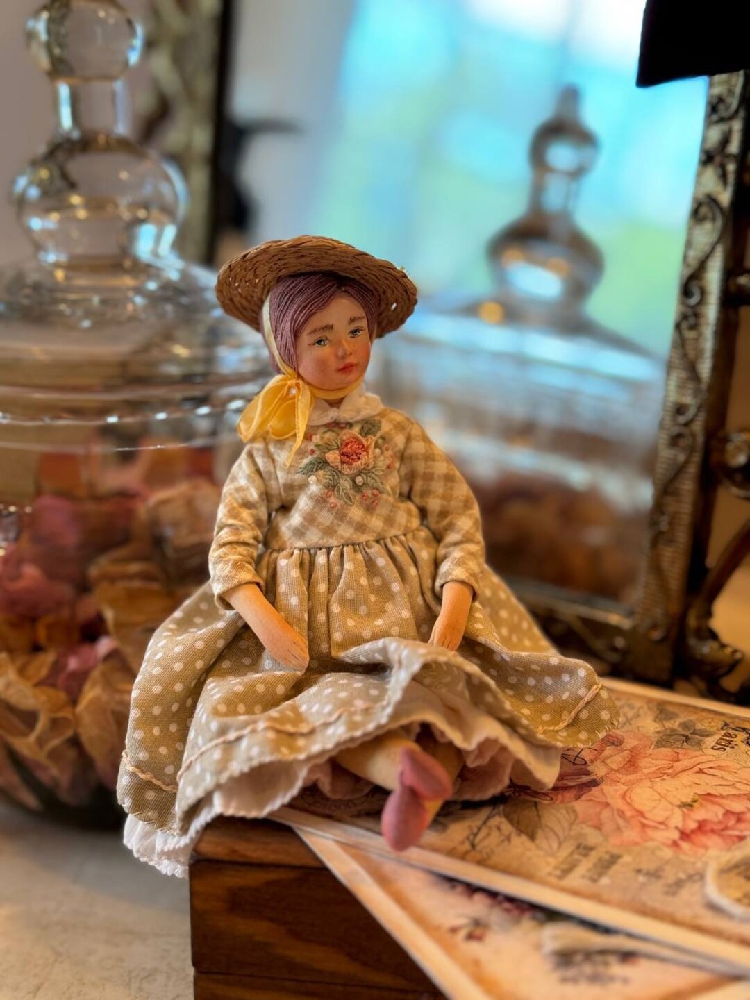 Boudoir Doll,artdoll,lady Doll,beautiful Doll,poseable Art Doll Ooak ...