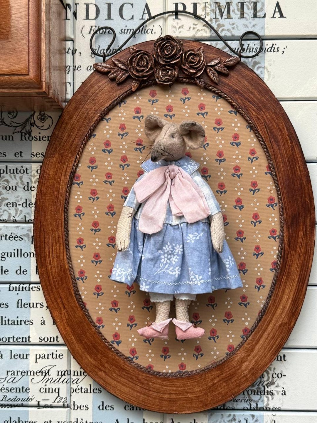 Country Mouse Doll,poseable Animal Doll,posable Art Doll Animal,mini ...